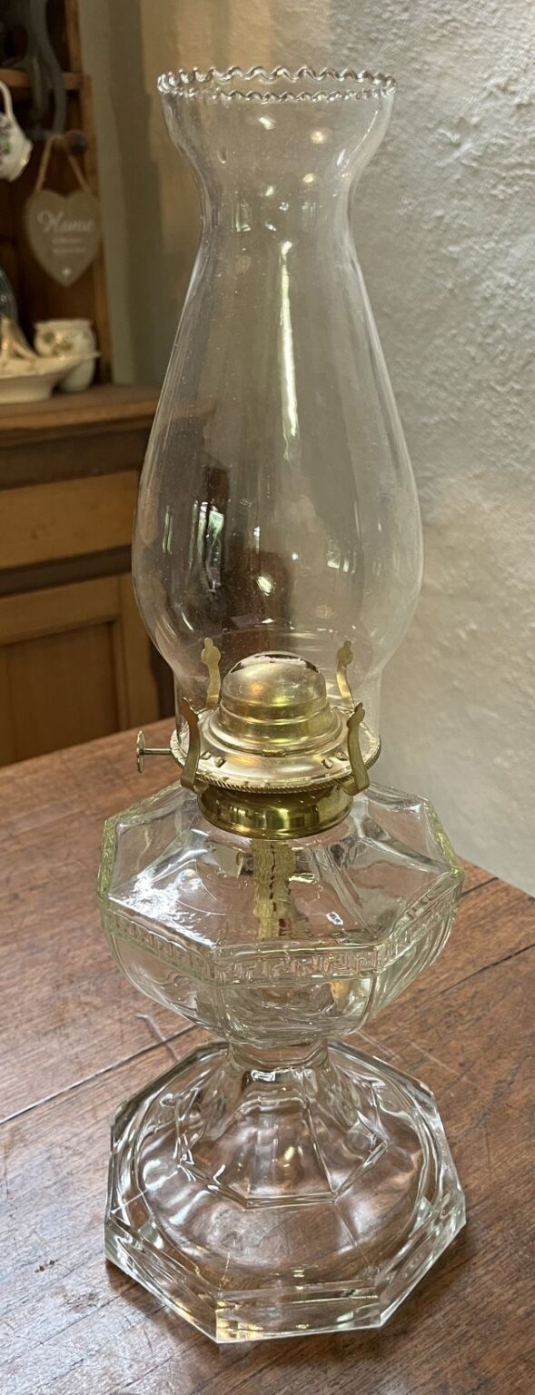 Greek Key Depression Oil Lamp